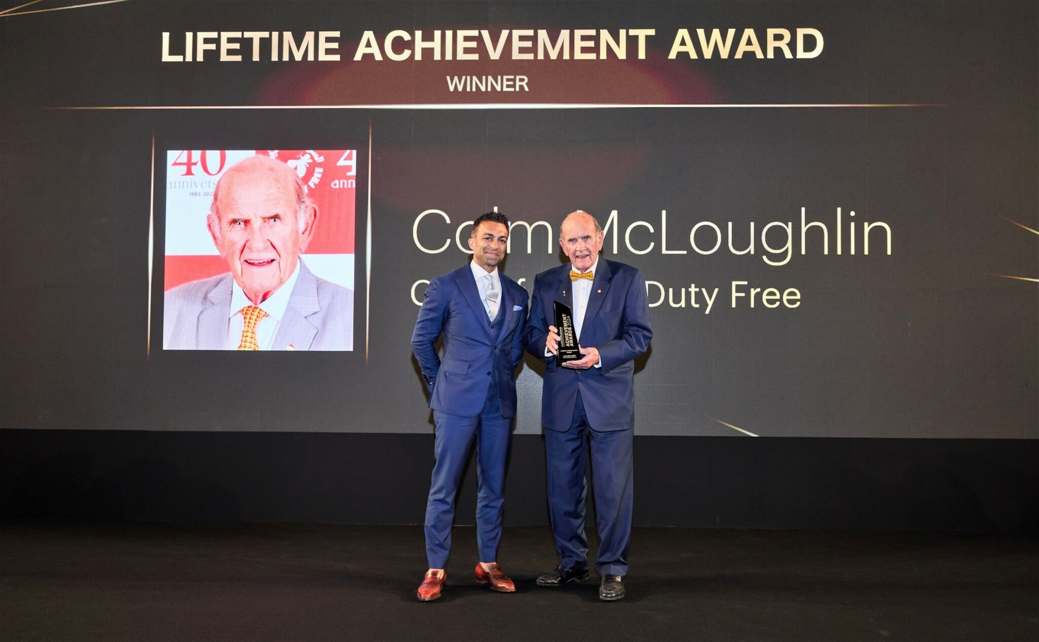 COLM MCLOUGHLIN RECEIVES LIFETIME ACHIEVEMENT AWARD AT THE 2024 ARABIAN ...
